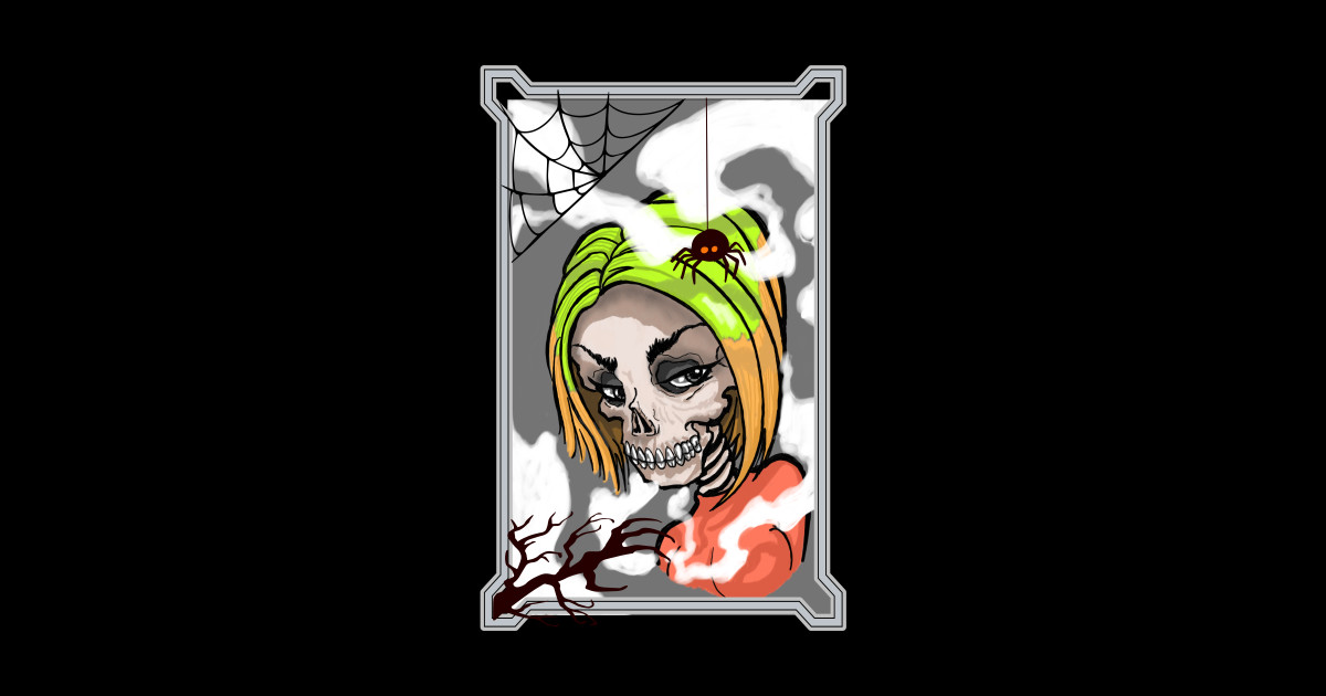 girl skull - Skull Girl - Sticker | TeePublic