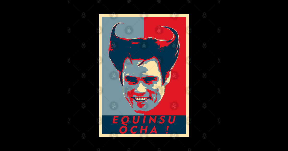 White Devil (Equinsu Ocha) - Ace Ventura - Sticker | TeePublic