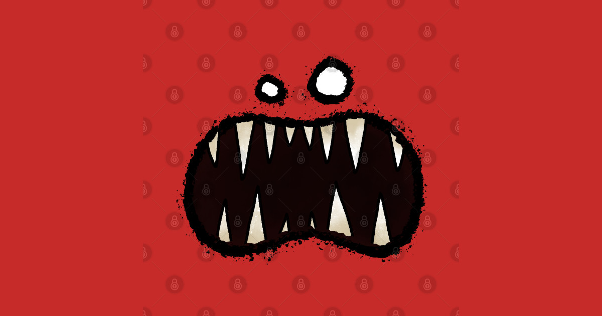 aaargh 02 Monster Mouth - Aaargh 02 Monster Mouth - T-Shirt | TeePublic