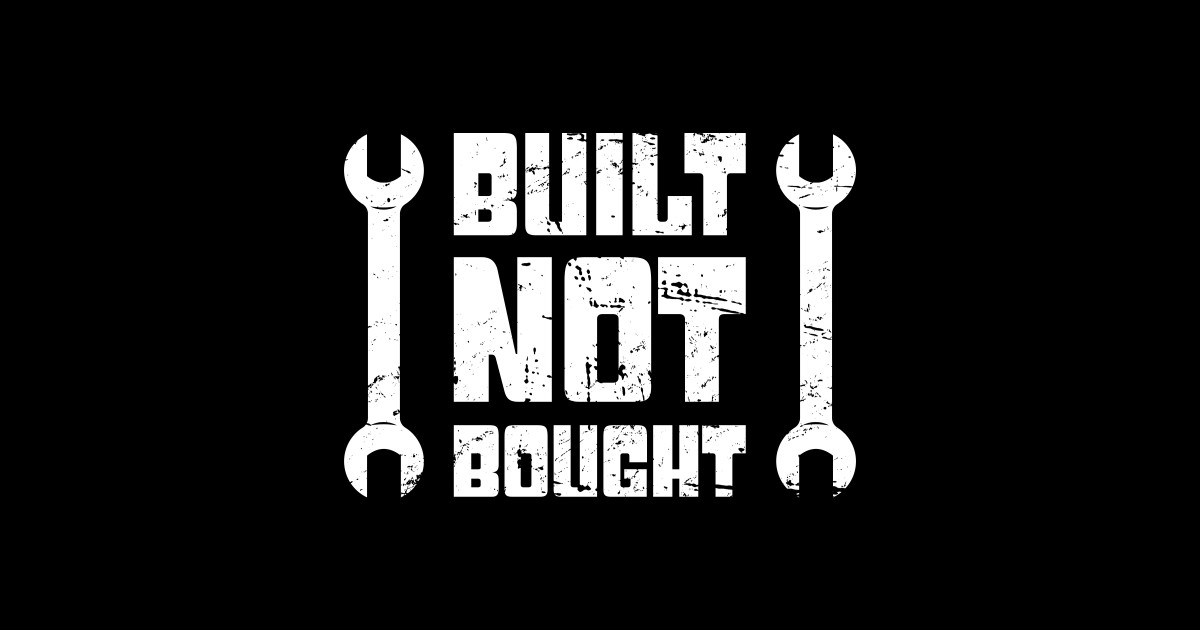 Built Not Bought Funny Race Car Racing Gift Race Car Sticker built-not-bought-funny-race-car-racing-gift-race-car-sticker