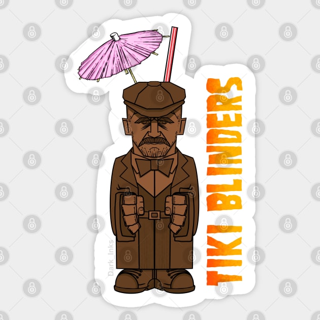 Tiki Blinders Arthur Shelby - Peaky Blinder - Sticker | TeePublic