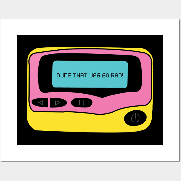 90s Nostalgia Pager Beeper - 90s Nostalgia - Posters and Art Prints ...