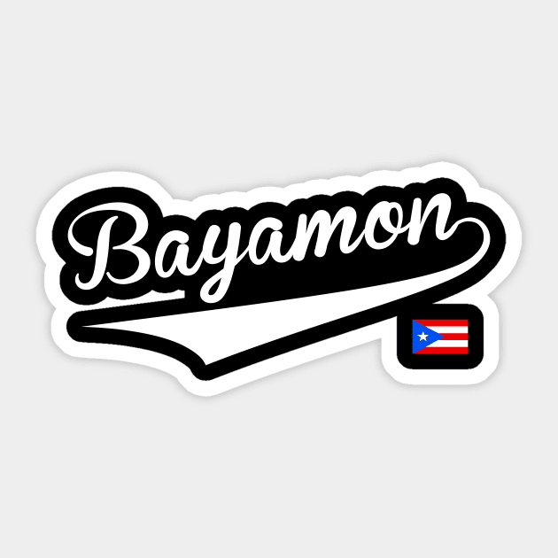 Bayamon Puerto Rico Proud Puerto Rican Baseball - Bayamon - Sticker ...
