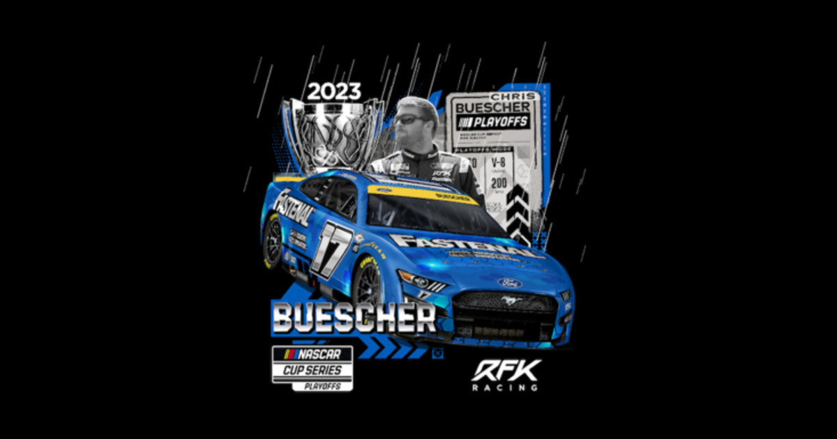 Chris Buescher Series Playoffs Fastenal - Chris Buescher - Sticker ...