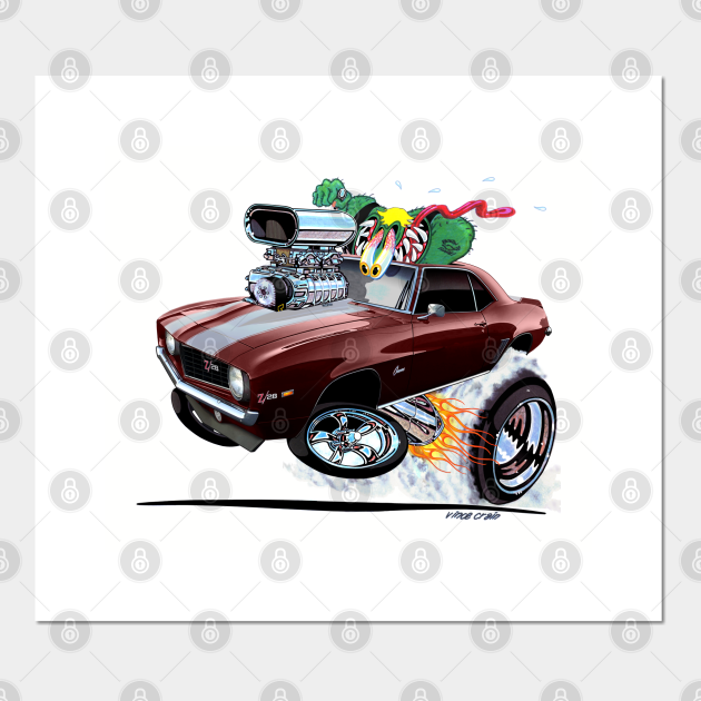 Z RATED 1969 Camaro Z28 - Z28 - Posters and Art Prints | TeePublic