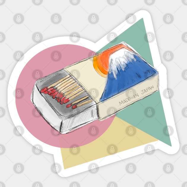 Retro Matches - Retro Matches - Sticker | TeePublic