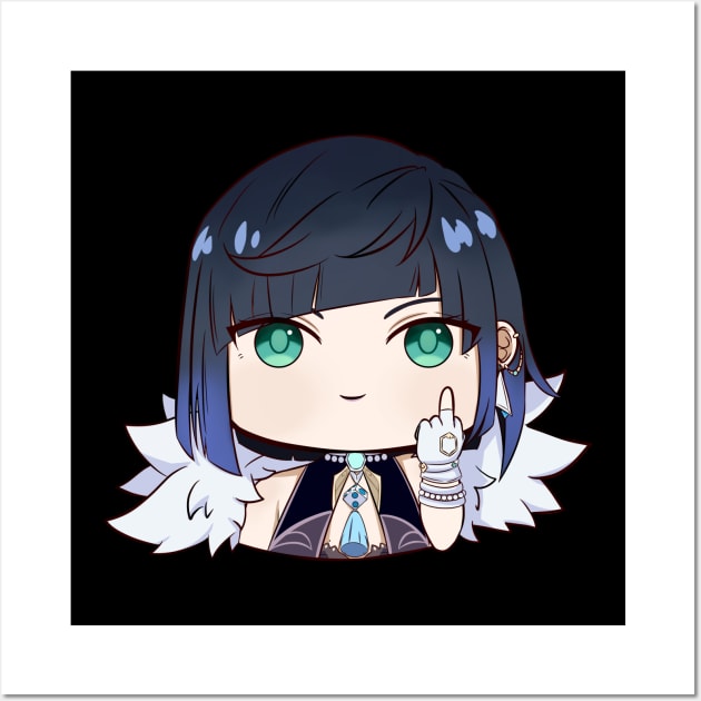 Chibi Yelan Genshin Impact middle finger - Chibi Yelan Genshin Impact ...
