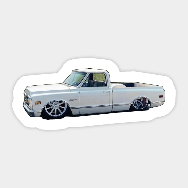 1969 Chevy C10 - Trokiando - Sticker | TeePublic