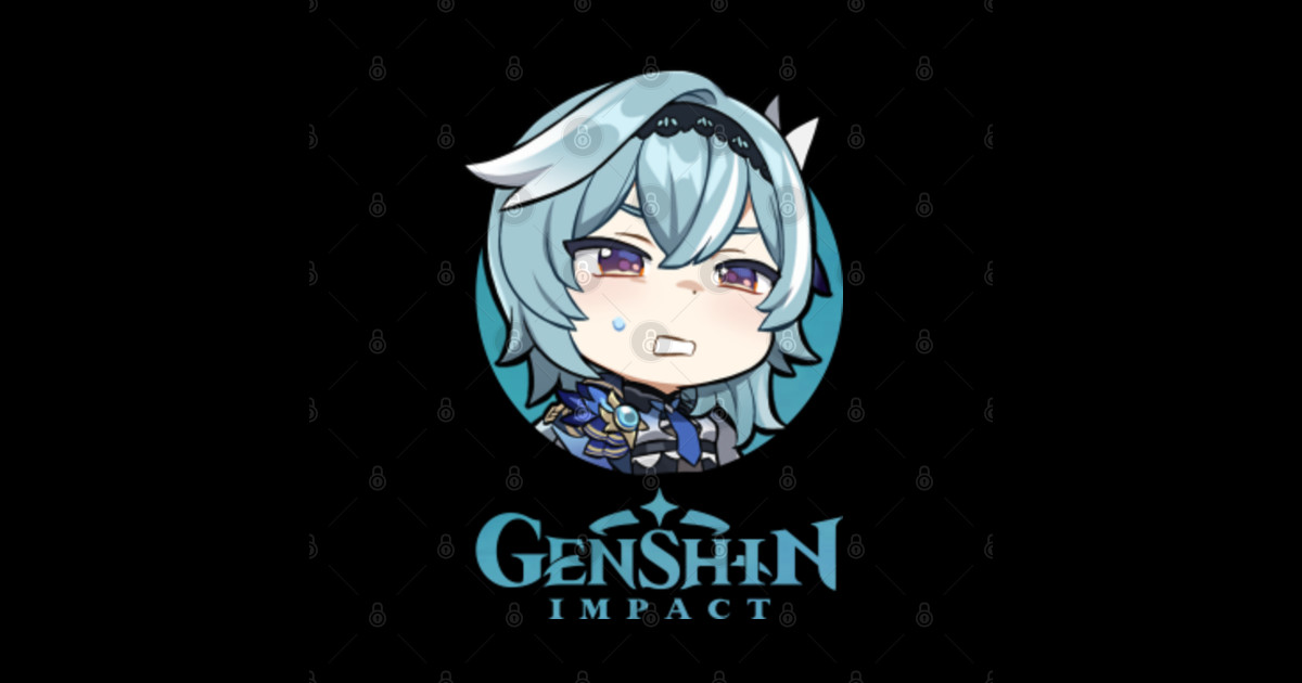 Eula Chibi Genshin Impact - Genshin Impact - Sticker | TeePublic