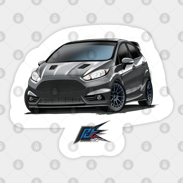 ford fiesta st mk7 - Ford Fiesta St - Sticker | TeePublic