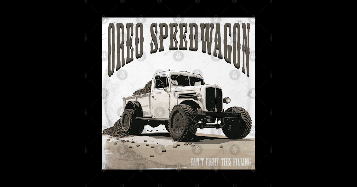 OREO Speedwagon - Reo Speedwagon - Sticker | TeePublic