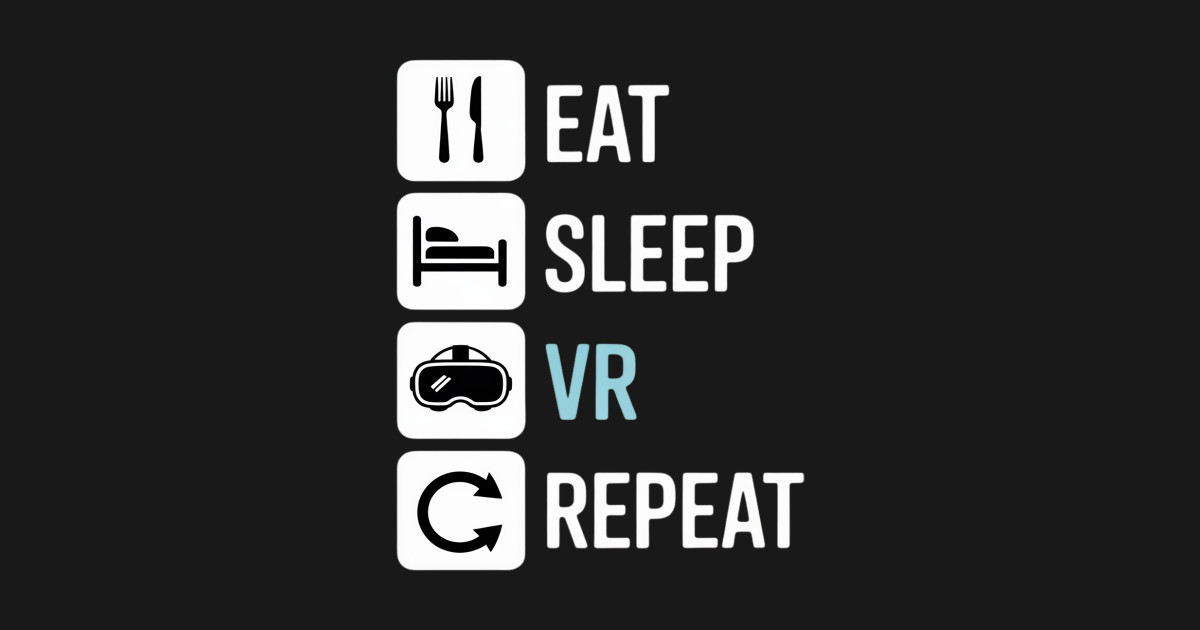 Eat Sleep VR Repeat VR Gamer Boy VR Athlete - Eat Sleep Vr Repeat Vr ...