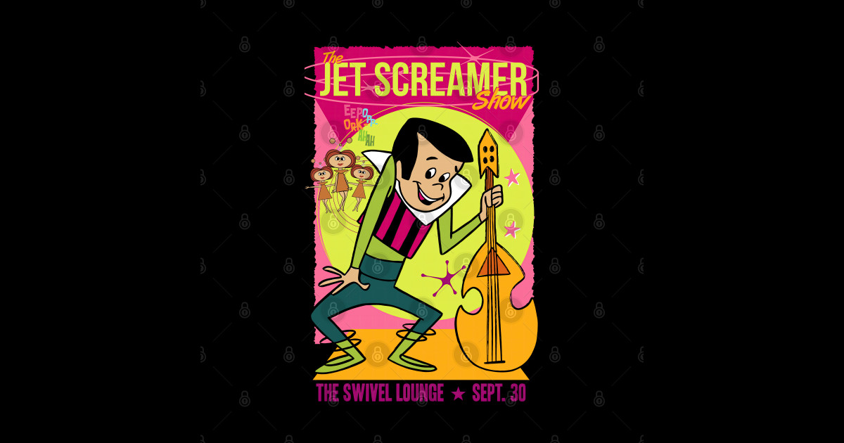 Jet Screamer: Live at the Swivel Club show poster - Jet Screamer ...