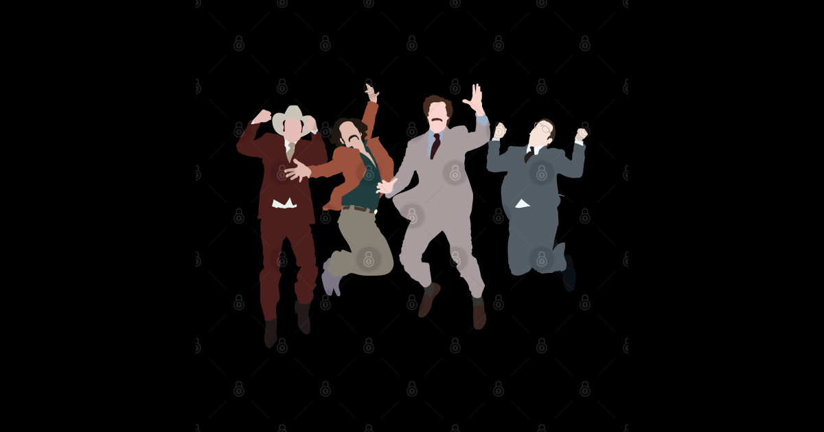 New Suits - Anchorman The Legend Of Ron Burgundy - Sticker | TeePublic