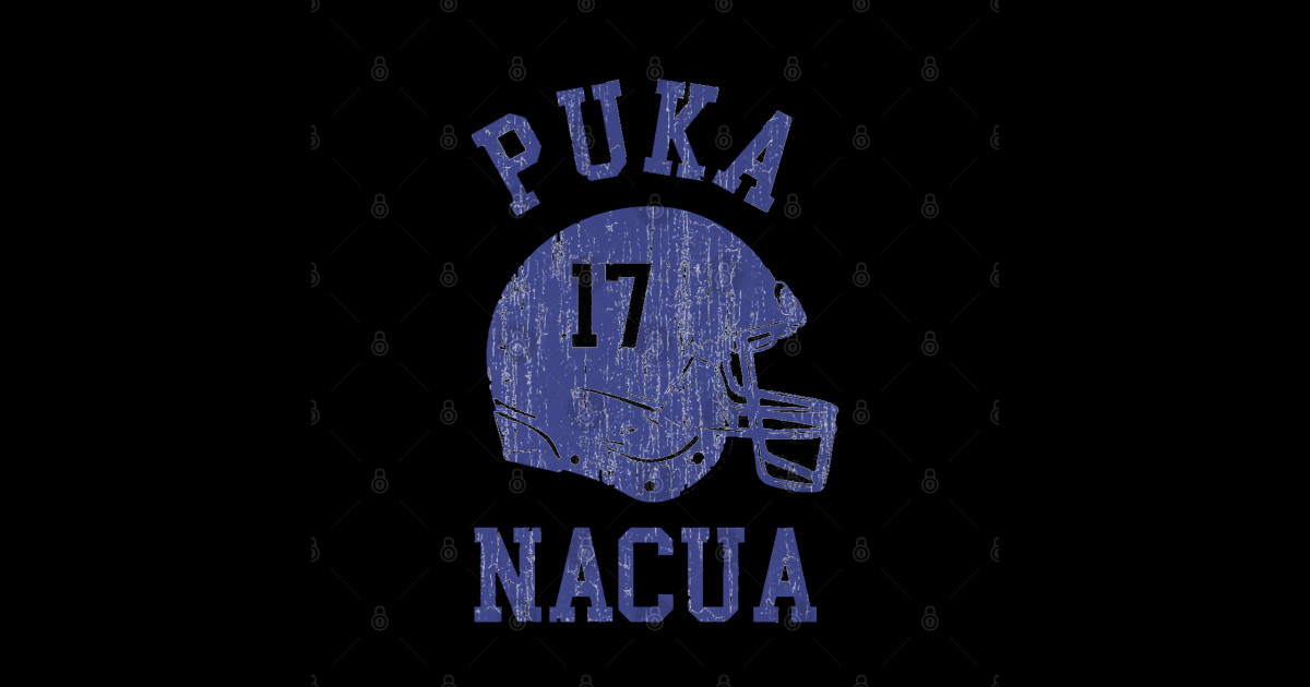 Puka Nacua Los Angeles R Helmet Font - Puka Nacua - Sticker | TeePublic