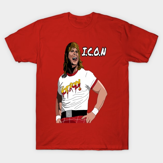 Rowdy Icon - Rowdy Roddy Piper - T-Shirt | TeePublic