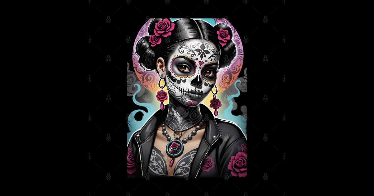 Catrina - Dia De Los Muertos - Catrina - Sticker | TeePublic