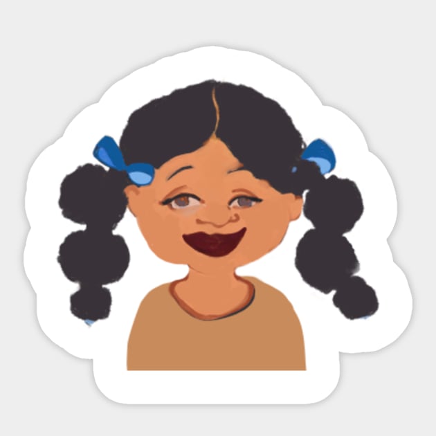 Little Nicole - Hair - Sticker | TeePublic