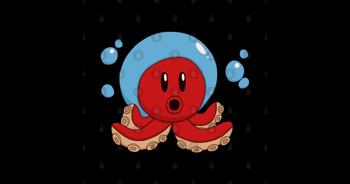 Octopus Bubbles - Octopus - Sticker | TeePublic