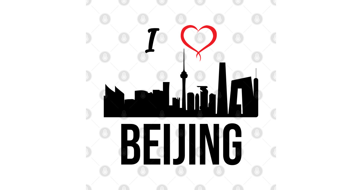I love Beijing China - Beijing Gift - T-Shirt | TeePublic
