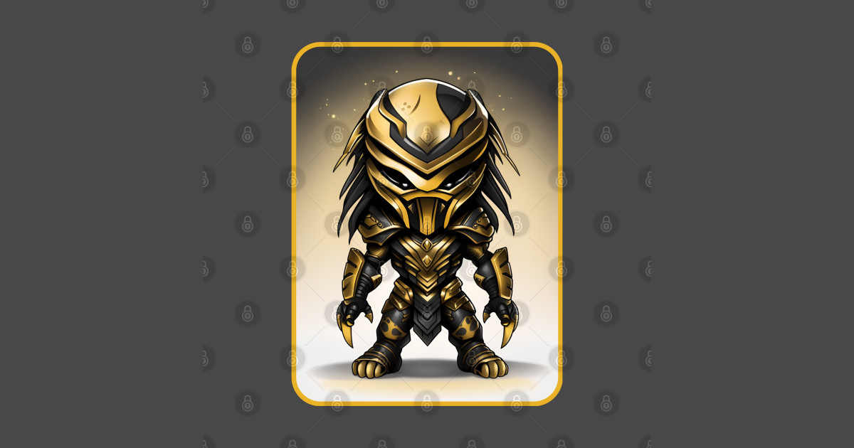 Chibi Alien Predator - Cute Extraterrestrial Hunter - Chibi Alien ...