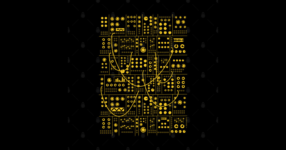 Modular Synthesizer - Synthesizer - Posters and Art Prints | TeePublic