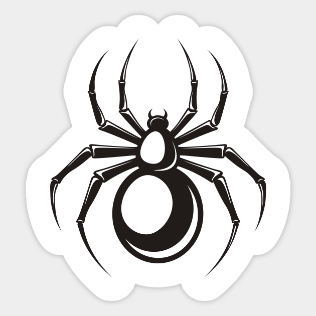 Spider Black - Spider - Sticker
