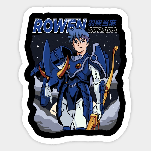 Rowen of the Strata - Ronin Warriors - Sticker | TeePublic