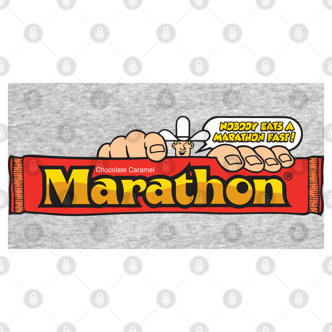 Marathon Bar - Candy - Marathon - T-Shirt | TeePublic