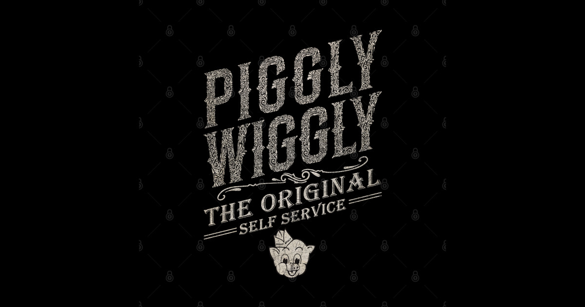 Pigglymarket - Piggly Wiggly - Sticker | TeePublic