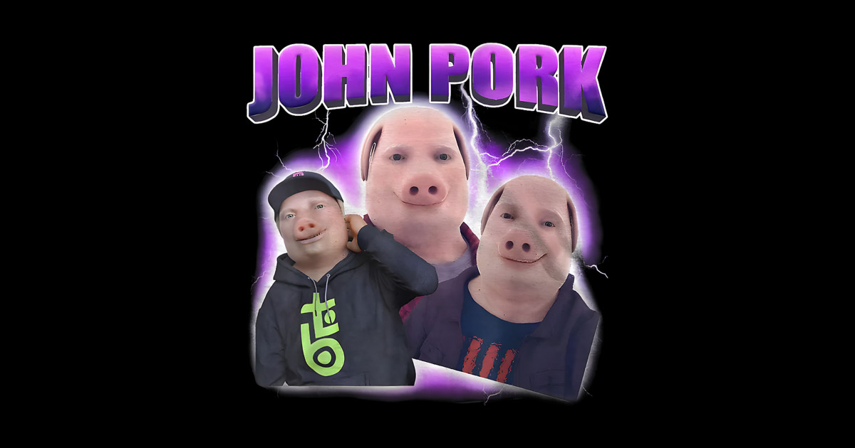 John Pork Funny Dank Memes - Italian Brainrot Meme Humor - Funny Meme ...