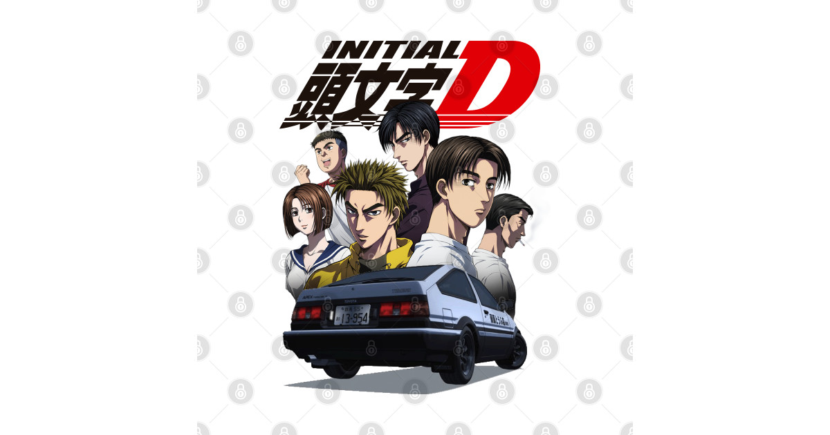 Initial D - Initial D - T-Shirt | TeePublic