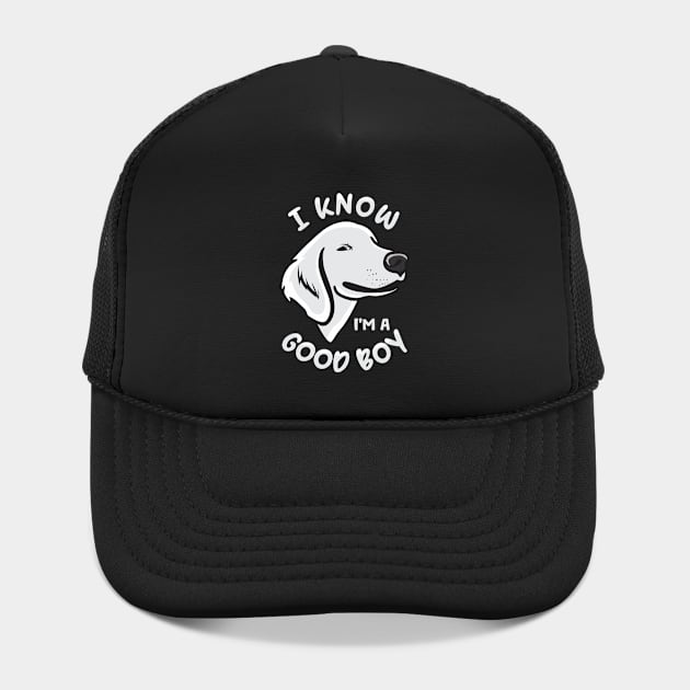 Funny Dog Jokes and Humor Good Boy - Funny Dog - Hat | TeePublic