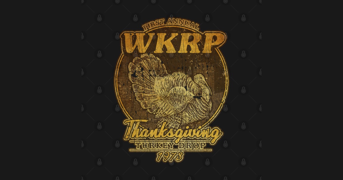 Thanksgiving Turkey Drop vintage - Wkrp - Hoodie | TeePublic