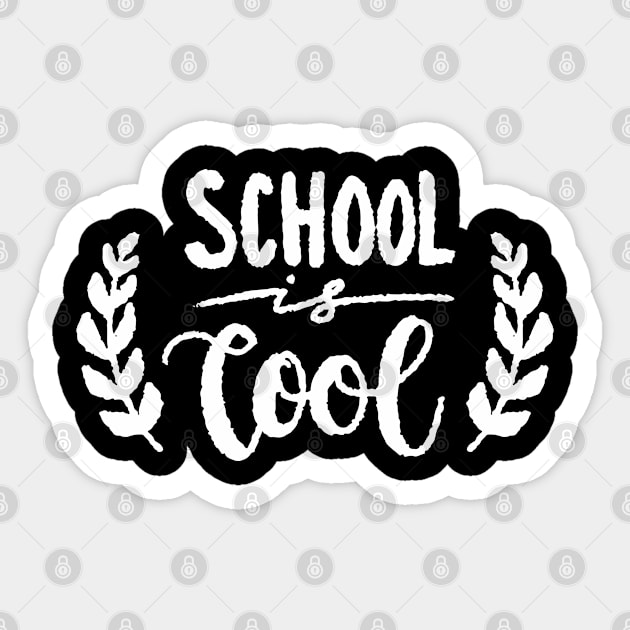 School is Cool Welcome Back to School Funny Lesson Looking Cool Wake Up ...