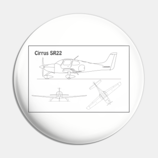 Cirrus Sr22 Aircraft Pins and Buttons for Sale | TeePublic