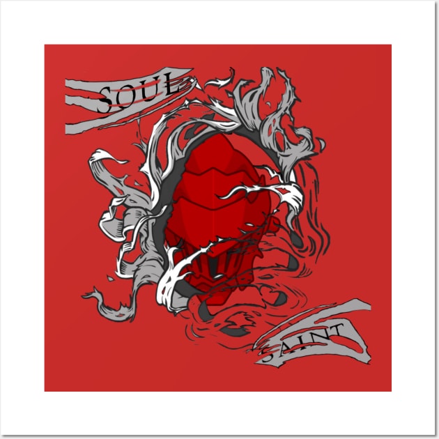 Ripped Red Ruby - Soulsaint - Posters and Art Prints | TeePublic