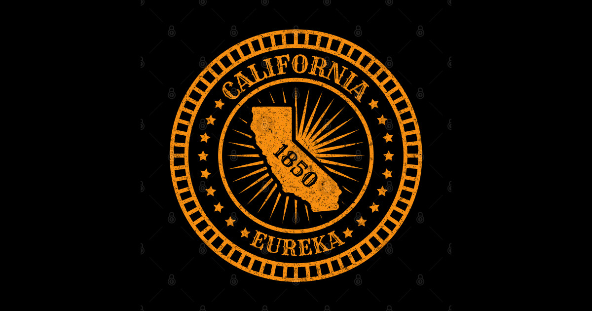 California State Map Slogan - Motto Nil Sine Numine - The Golden State ...