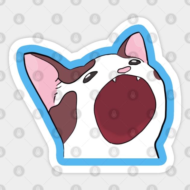 Pop Cat - Cat - Sticker | TeePublic