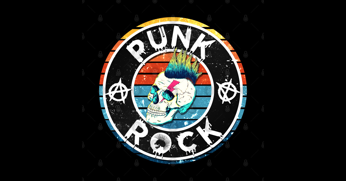 Punk Rock - Punkrock - Sticker | TeePublic