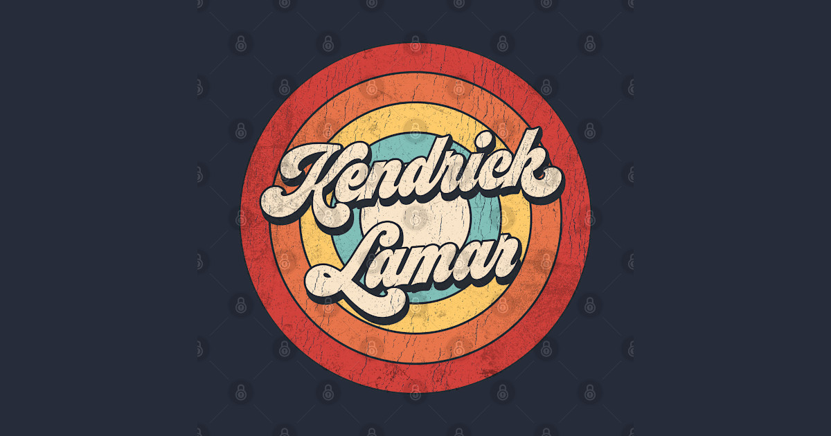 Vintage Circle Kendrick Lamar - Kendrick Lamar - T-Shirt | TeePublic
