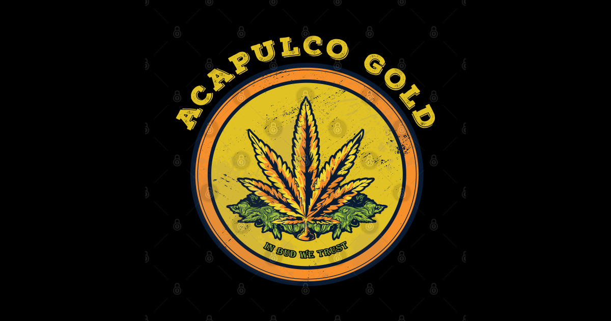 Acapulco Gold Coin Cannabis Strain Weed Name Design - Cannabis ...