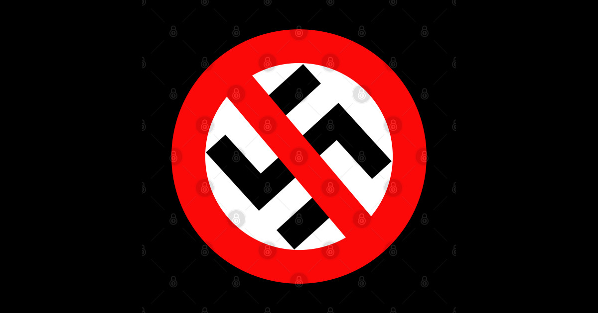 NO NAZI - ANTI NAZI 2.0 - Anti Nazi - Sticker | TeePublic