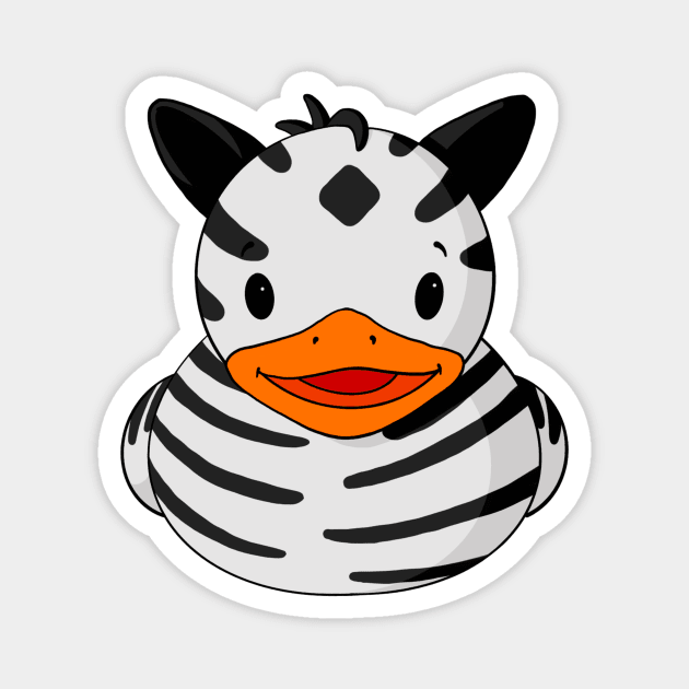 Zebra Rubber Duck - Horse - Magnet | TeePublic