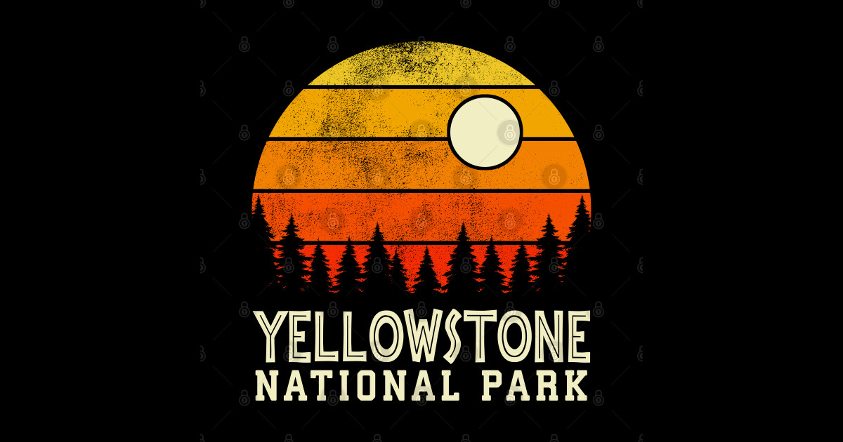 yellowstone retro vintage - Yellowstone - Posters and Art Prints ...