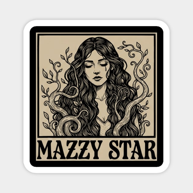 Mazzy Star - Original 90s Aesthetic Design - Mazzy Star - Magnet ...