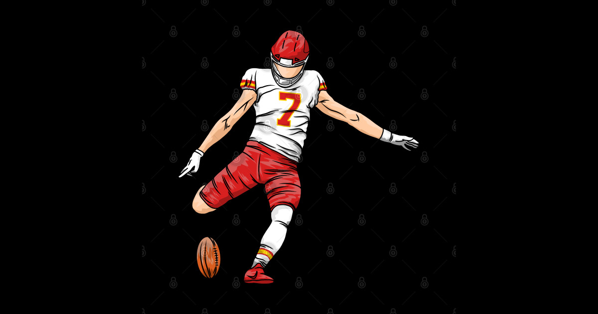 Butker The Kicker - Harrison Butker Cartoon - Harrison Butker - Magnet ...