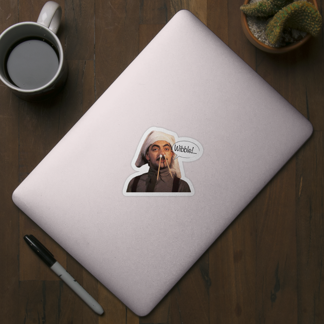 Blackadder Wibble Meme - Blackadder - Sticker | TeePublic