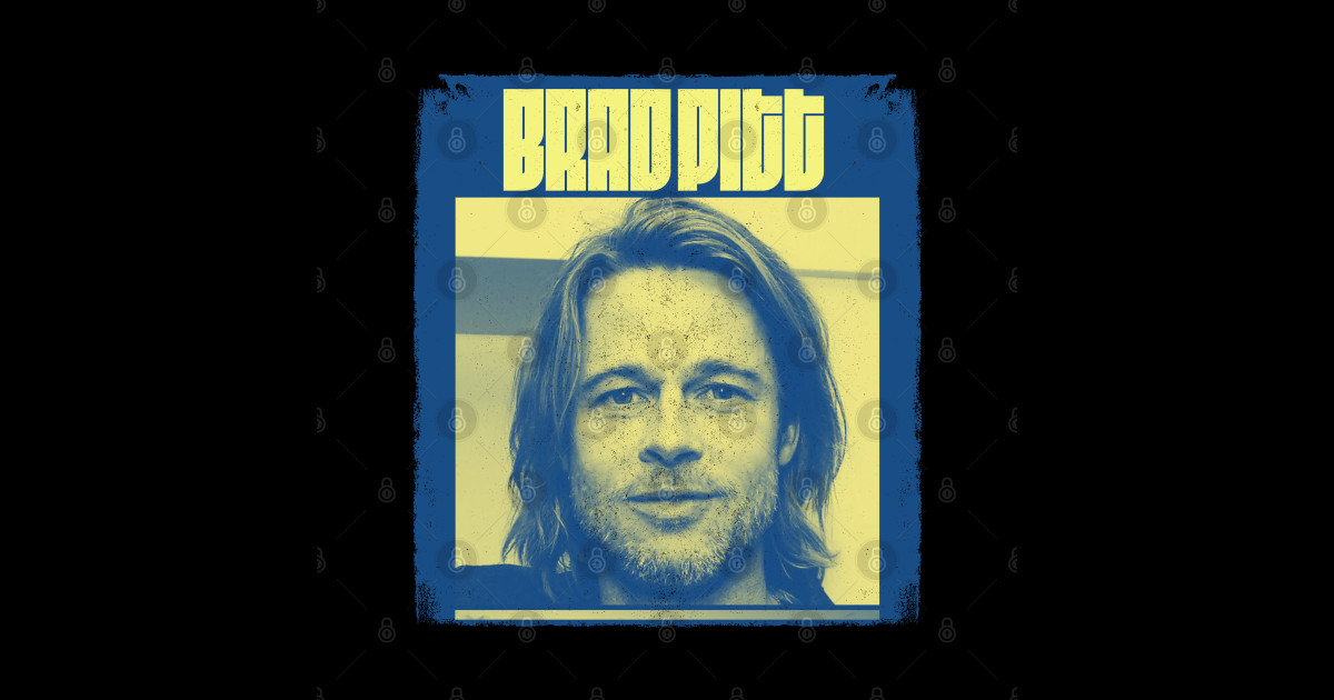 Brad Pitt - Brad Pitt - Sticker | TeePublic