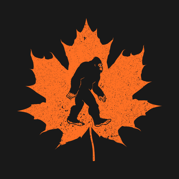 Fall Is For Bigfoot - Bigfoot Autumn Halloween - T-Shirt | TeePublic